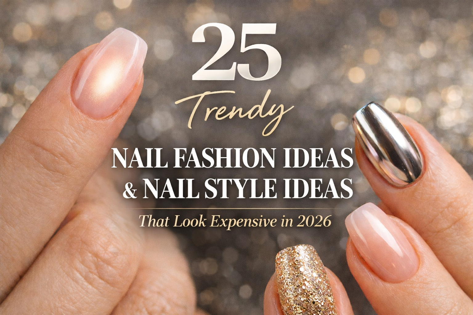 25 Trendy Nail Fashion Ideas & Nail Style Ideas That Look Expensive in ...