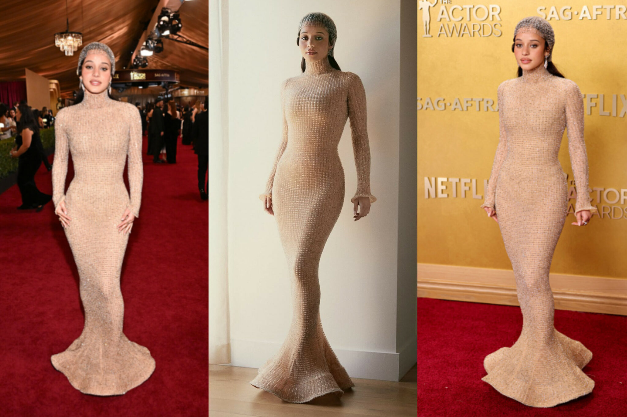Chase Infiniti Turns Heads at 2026 Actor Awards in Louis Vuitton—See ...