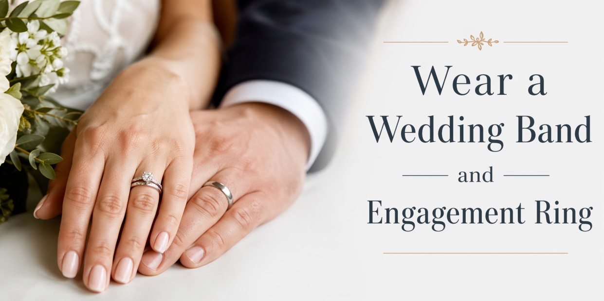 Editing Wear a Wedding Band and Engagement Ring: A Complete Style ...