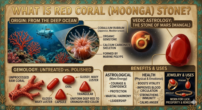 What Is Red Coral (Moonga) Stone Everything You Need to Know | Fashonation