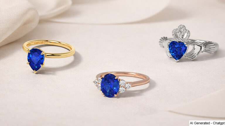What to Know Before You Buy the Blue Sapphire Engagement Rings ...